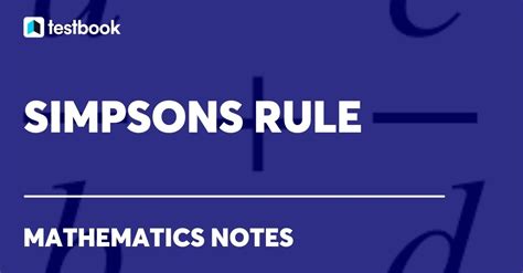 Simpsons Rule Definition Formula For 1 3 1 8 Examples