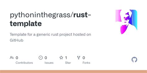 Github Pythoninthegrassrust Template Template For A Generic Rust Project Hosted On Github