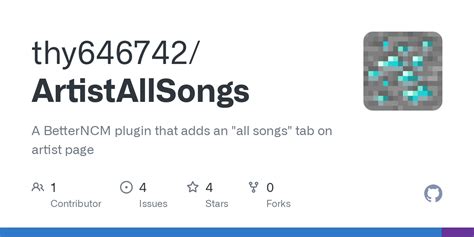 Github Thy Artistallsongs A Betterncm Plugin That Adds An All Songs Tab On Artist Page