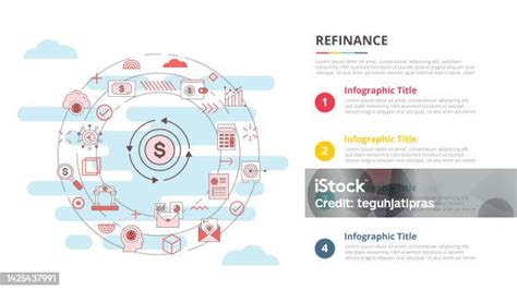 네 개의 포인트 목록 정보가 있는 인포그래픽 템플릿 배너에 대한 재융자 개념 계산기에 대한 스톡 벡터 아트 및 기타 이미지 계산기 계약서 교환 Istock