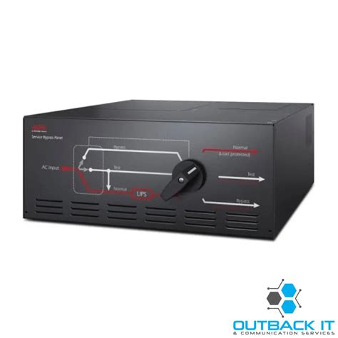 Apc Service Bypass Panel 230v Mbb 125a Hw Input Iec 320 Output 8 C19