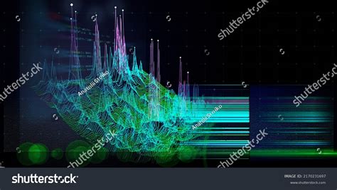 Abstract Background Bending Color 3d Grid Stock Illustration 2170231697 Shutterstock