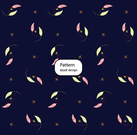 Seamless Floral Pattern In Vector Wild Flowers Leaves Branches