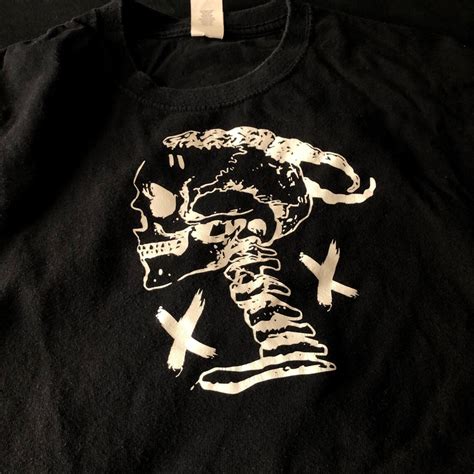 Xxxtentacion Skull Tee Etsy