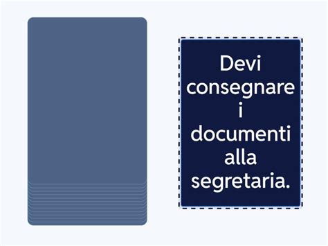 Pronomi Combinati Speaking Cards