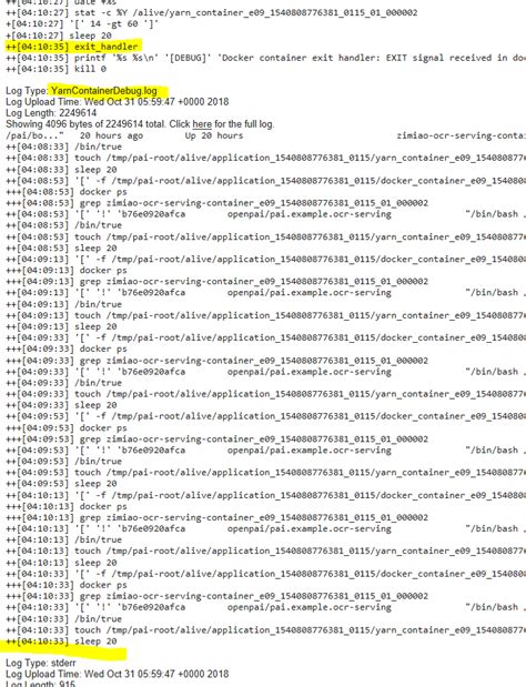 Yarn Container Script Doesnt Enter Exit Handle · Issue 1644 · Microsoftpai · Github