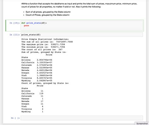 Write A Function That Accepts The Dataframe As Input