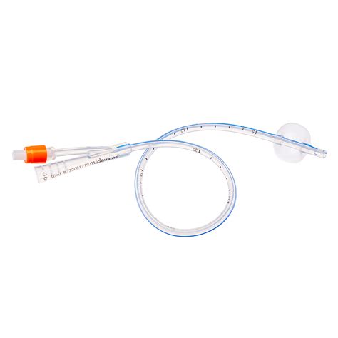 2 Way Foley Catheter Open Ended 40cm With 10ml Balloon 16fr Orange