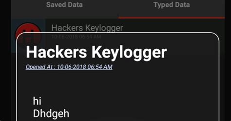 Hackers Keylogger