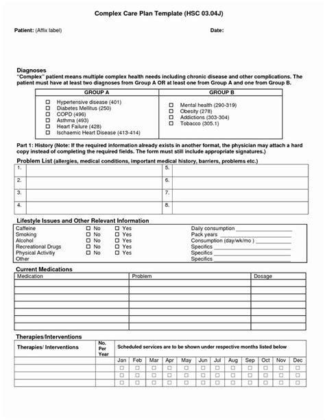 20 Copd Care Plan Template Simple Template Design