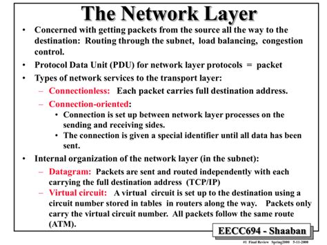 The Network Layer