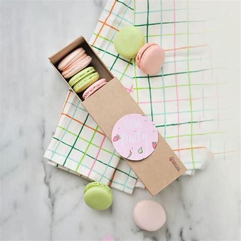 Kraft Macaron Boxes Creatocustomboxes