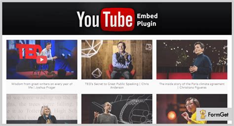 Best YouTube WordPress Plugins FormGet