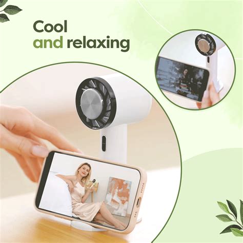 Portable Hand Fan Semiconductor Refrigeration Cooling Nisasy™ Techn Nisasy
