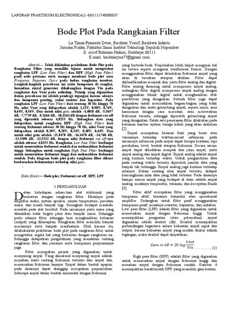 Lapres Bode Plot Pdf