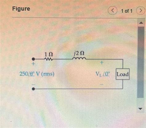 solved figure 1 of 1find the minimum value of vl rms for