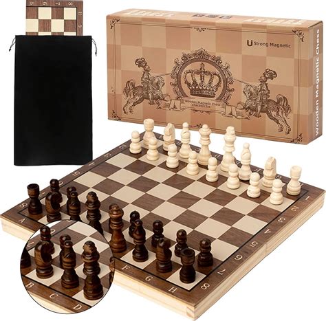 Chess Set Boardgame Wooden Chess Set Magnetic Chess