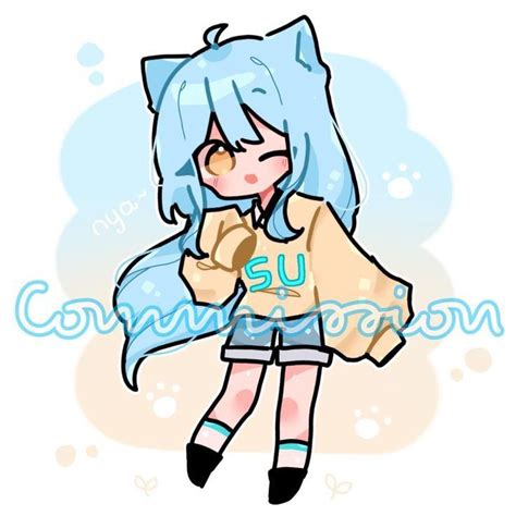 ท้องฟ้า Chibi Ý Tưởng Nhật Ký Nghệ Thuật Chữ Viết