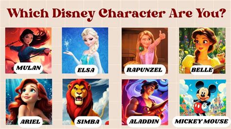 Which Disney Character Are You Fun Personality Quiz Game Requested