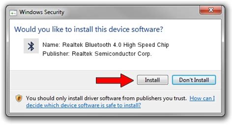 Download And Install Realtek Semiconductor Corp Realtek Bluetooth High Speed Chip Driver