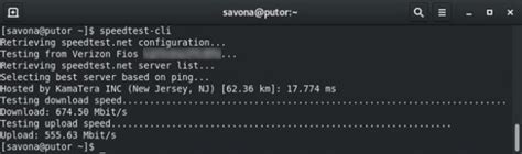vps network speed from command line vps hosting