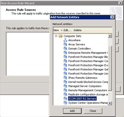 Remote Installation Of Scom 2007 R2 Agent On Threat Management Gateway