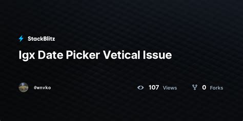 Igx Date Picker Vetical Issue Stackblitz