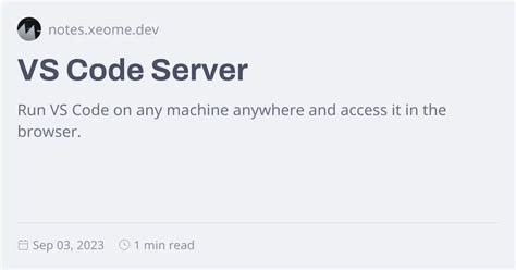 Vs Code Server