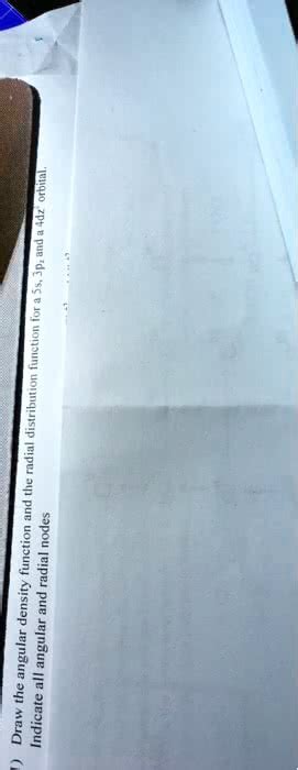Draw The Angular Density Function And The Radial Distribution Function For A S P And A