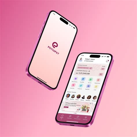 Poysapay Seamless Digital Banking UI Behance