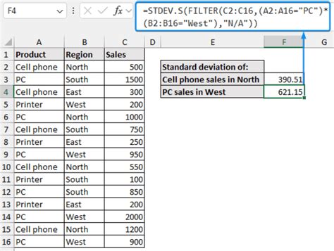 How To Calculate Standard Deviation With If Condition In Excel Excel