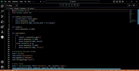 Teja Rupak Ch On Linkedin Python Programming Calculator Project