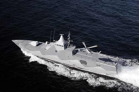 Swedish Visby Class Corvette Operational Stealth Ship Powered With