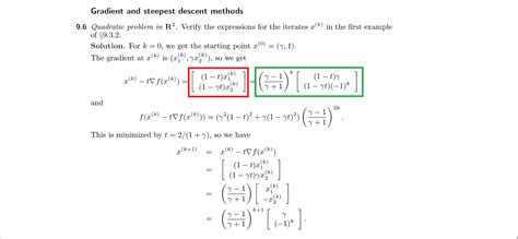 Gradient Descent Exact Line Search Boyd Convex Optimization