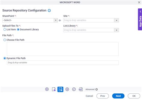 Microsoft Word Source Repository Sharepoint
