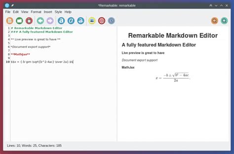 Remarkable A Tiny Github Flavored Markdown Editor For Linux