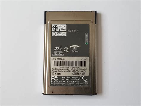 Xircom CreditCard Ethernet Modem Le grenier de TontonLélé