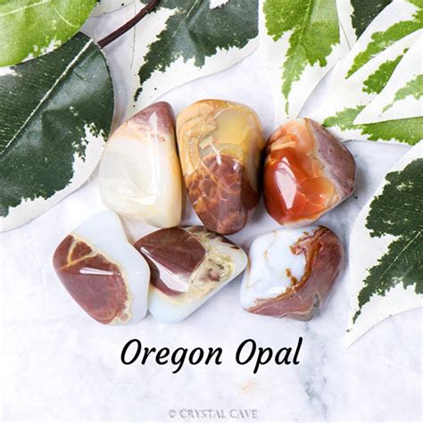 Oregon Opal Crystal Tumbled Stone Polished Gemstone Sensuality