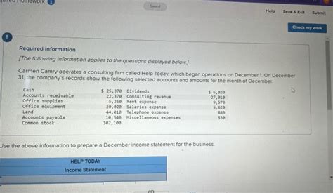 Solved Work 1 Suved Help Save And Exit Submit Check My Work