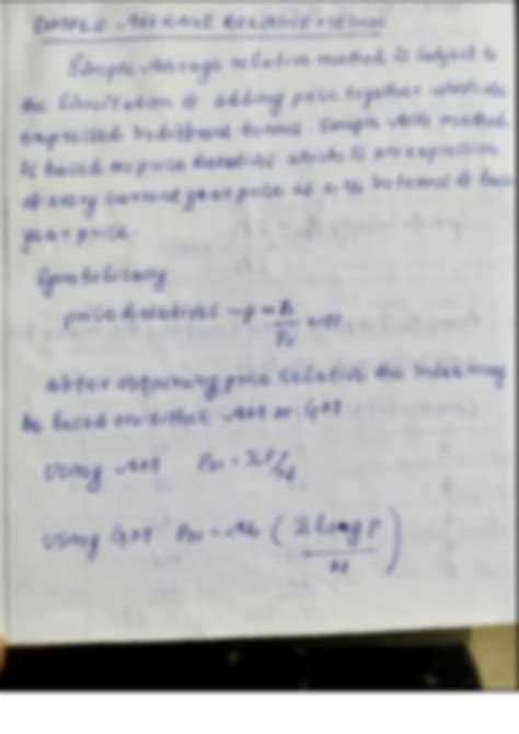 SOLUTION Steps And Types Of Index Numbers Studypool