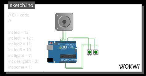 Motor De Passo Copy Wokwi Esp32 Stm32 Arduino Simulator
