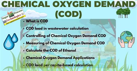 Basic Concept Of Chemical Oxygen Demand Cod Related To Water