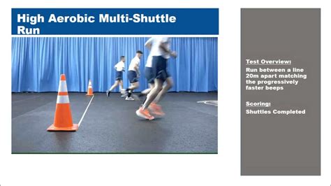Air Force Cardiovascular Component High Aerobic Multi Shuttle Run