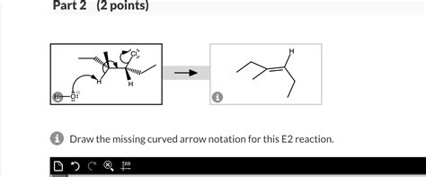 Solved By An EXPERT Part Points Draw The Missing Curved Arrow Chegg