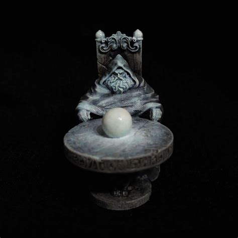 3d Print Of Orb Pondering Wizard By Yoll