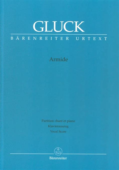 Armide Armida Von Christoph Willibald Gluck Im Stretta Noten Shop
