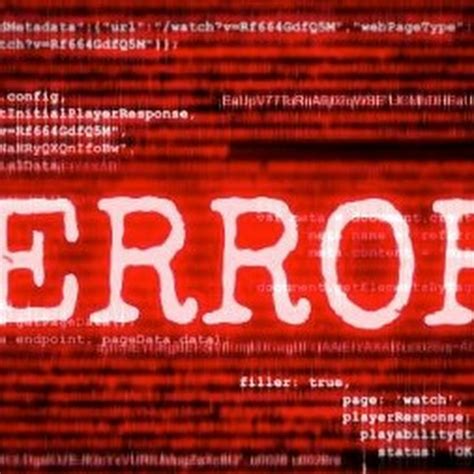 Error Server Youtube