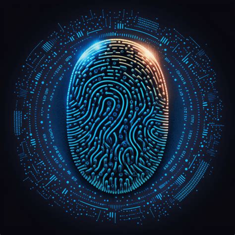 Nft Blockchain Technology Digital Fingerprint Behance