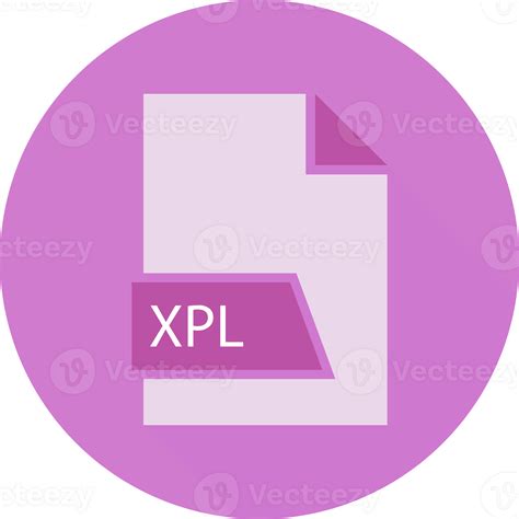 Xpl File Format Icon In Shapes And Circular Shape Outside Art 57325549 Png
