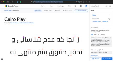 Web Slanted Styles Shown On Specimencairoplaycoloronlytrue On
